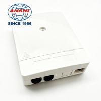 China Mini FTTH Invisible 2-Core Optical Terminal Box Fiber Optic Wall Socket for 3G & 4G Networks for sale