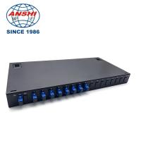 China 1U Rack Mount Symmetrical Split PLC Splitter, Metal Box for ODF Data Center for sale