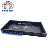China 1U Rack Mount Symmetrical Split PLC Splitter, Metal Box for ODF Data Center for sale