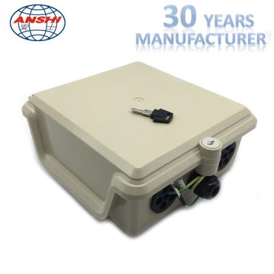 China 10 Paris Distribution Terminal Block / Din Rail Terminal Blocks With Grounding Wire for sale