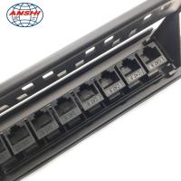 China Black Rack Mount Patch Panel 19inch for sale