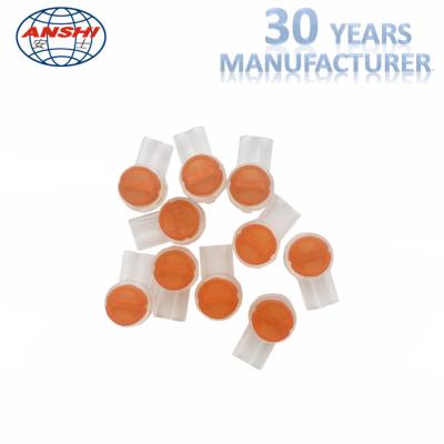 China Double Pin Connector Wire Connectors , Yellow Lid 3M Connector UY2 Connector for sale