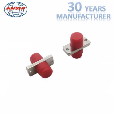 Cina Tipo quadrato il centro semplice materiale degli accessori del metallo ottico a fibra ottica dell'adattatore in vendita