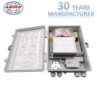 China 24 Core Waterproof Junction Box , Insert Type Splitter Outdoor Terminal Box for sale