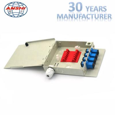 Metal Material Fiber Fiber Distribution Box Waterproof Terminal Box Sc Capacity