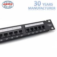 China 25 Ports RJ11 Krone IDC Unshielded Rack Mount Patch Panel for sale