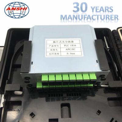China ABS 16 Port SC Simplex CATV Networks Fiber Distribution Box for sale