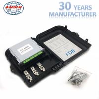 China SC APC 8 Core IP65 PLC Splitter Fiber Distribution Box for sale