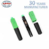 China Pre Embedded Quick Connector SC APC Fiber Optic Accessories for sale