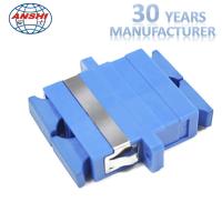 China Blue Sc/Apc Fiber Optic Adapter Singlemode Sm Simplex for sale