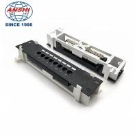China CAT5e 110 IDC Type Rack Mount Patch Panel 1U 8 Port for sale