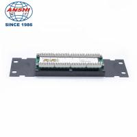China CAT5e 110 IDC Type Rack Mount Patch Panel 1U 8 Port for sale