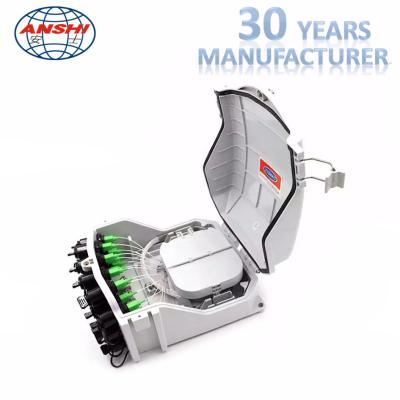 Chine Système fixé au mur extérieur des noyaux FTTH de la boîte de distribution de fibre 16 à vendre