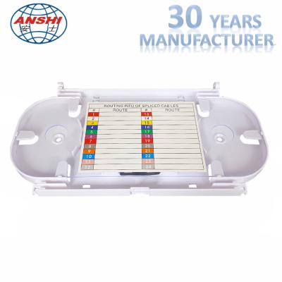China Capacidad de la base de la bandeja 12 del empalme de la fibra óptica del plástico protector para la caja de distribución en venta