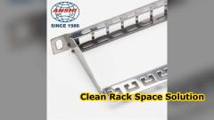 Compact 24 Port Patch Panel High Density Network Solution