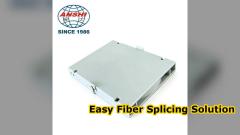ANSHI 12 Core Fiber Optic Splice Tray Easy Install