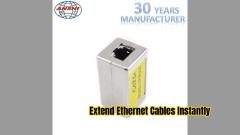 Extend Ethernet Cables with Shielded RJ45 Metal Couplers