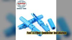 Fast LC Fiber Connector for FTTH Projects