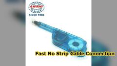 Fast 10 Pair Copper Cable Connector No Strip Tool