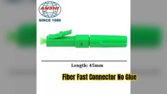 Fast Fiber Optic Connector No Glue No Polish Installation