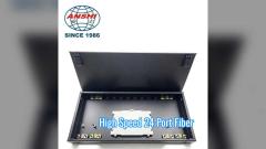 24 Port Fiber Optic Patch Panel for FTTH Network Solutions