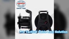 Professional 30M Tactical Cable Reel for Network Wiring