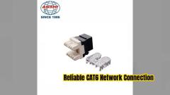 CAT6 UTP Keystone Jack Reliable Network Cable Connector