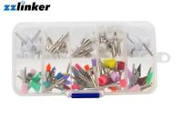 China Colorful Dental Abrasive Polishing Prophy Brush Kit 100pcs 13cm for sale