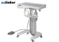 China Movable Dental Chair Unit 600ml Water Tank Pneumatic Weak Suction Apparatus 2 Handpiece Tubes for sale