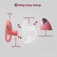 China Customized Automatic Smart Electric Breast Pump For Breastfeeding Handsfree for sale