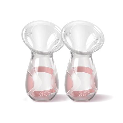 China OEM/ODM Manual Breast Pump with 238ml Big Capacity and 81mm Large Silicone Flange for Milk Collection for sale