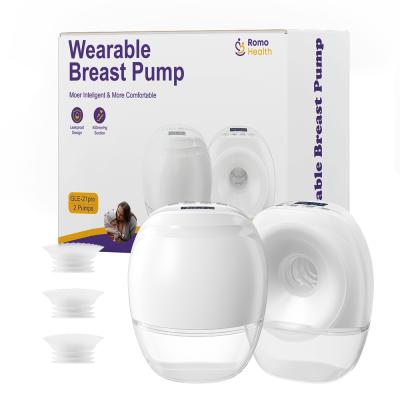 China Lightweight Travel Wearable Breast Pump Large Collection Cup For Comfortable Milk Expression for sale