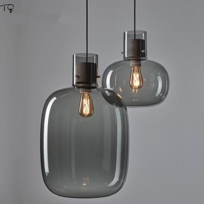 China Modern Artistic Creative Colorful Glass Pendant Lights Dining Room Awa Large Pendant Lamp(WH-GP-163) for sale