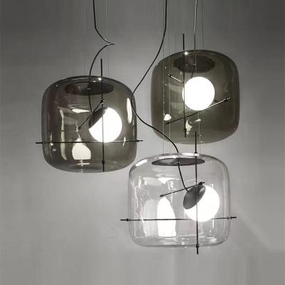 China Postmodern Pendant Lamps glass ball lamp Restaurant coffee Bar Plot Pendant Light(WH-GP-132) for sale