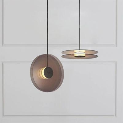 China Modern Round Color Pendant Light Bedside Dining Living Room Bedroom Eclipse Pendant lamp(WH-GP-148) for sale