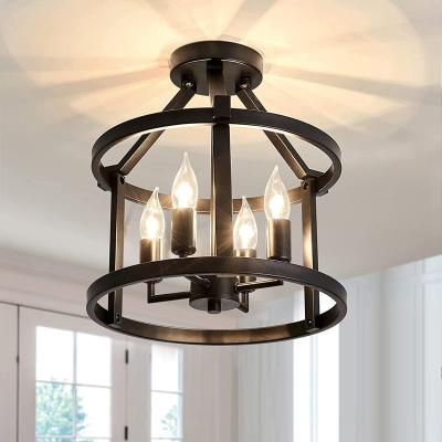 China Retro American Vintage Chandelier Ceiling Light Farmhouse wholesale chandeliers(WH-CI-156) for sale