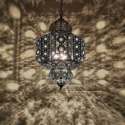 China Modern Rustic Moroccan Pendant Lamps Globe Ceiling Lights Bohemian hanging lamp(WH-DC-58) for sale