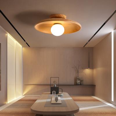 China Modern Wood LED Ceiling Light Pendant Light Surface Mounted Led Ceiling Chandelier(WH-WA-43) for sale