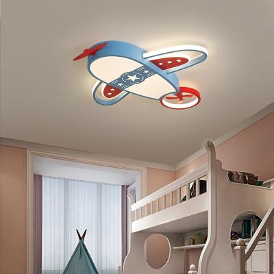 China Nordic Creative Airplane LED Chandelier Simple Decor Modern Boy Room Airplane lamp(WH-MA-236) for sale