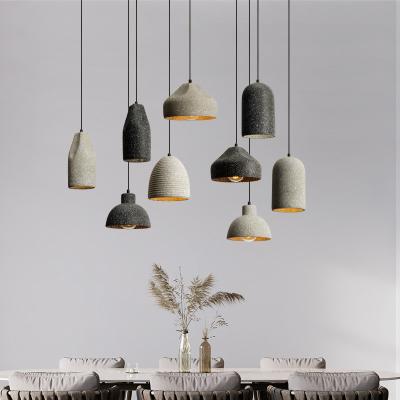 China Danish Design Industrial  E27 Creative Bar Bedroom Bedside Restaurant Concrete Pendant Light(WH-VP-183) for sale