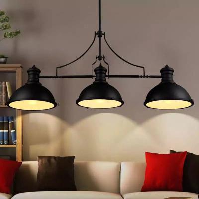 China Retro Loft Industrial Style Restaurant Chandelier Bar Simple Bar Villa Project 3 head dining table light(WH-VP-236) for sale