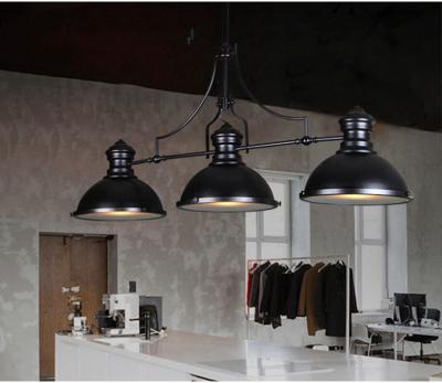 China Retro Loft Industrial Style Restaurant Chandelier Bar Simple Bar Villa Project 3 head dining table light(WH-VP-236) for sale
