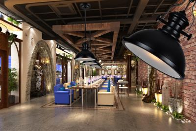 China Retro Loft Industrial Style Restaurant Chandelier Bar Simple Bar Villa Project 3 head dining table light(WH-VP-236) for sale