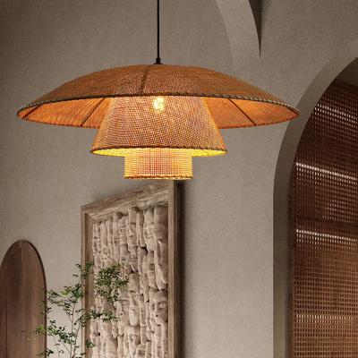 China Vintage Rattan Lamp New Restaurant Pendant Lights Home Decor Dining Room Kitchen Loft Suspension lamp(WH-WP-73) for sale