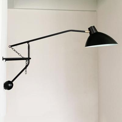China Nordic Designer Geometry Rotatable Reading Wall Light Living Room Study Long Arm Wall Light(WH-OR-236) for sale