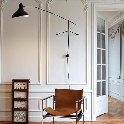 China Nordic Designer Geometry Rotatable Reading Wall Light Living Room Study Long Arm Wall Light(WH-OR-236) for sale