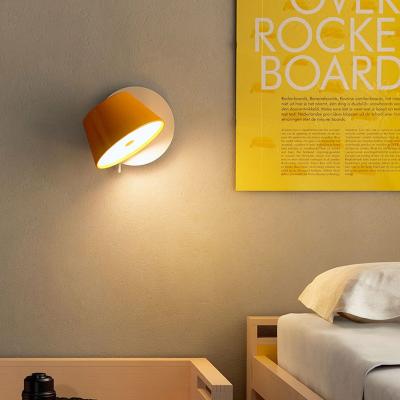 China Nordic Wall Light colour Bedroom Bedside Indoor Aisle Corridor Rotatable Wall Lights(WH-OR-247) for sale