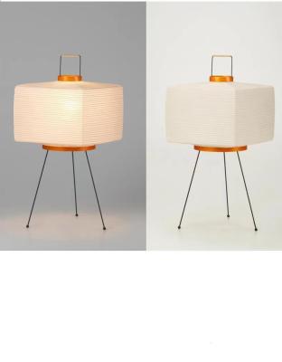 China Square Japanese-style Minimalist Rice Paper Lantern table lamp(WH-MTB-254) for sale