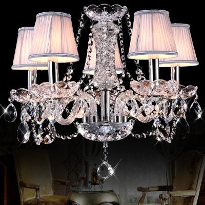 China Reasonably priced crystal chandeliers with Lampshade(WH-CY-50) for sale