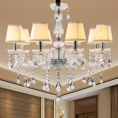 China Gothic Crystal chandelier Lighting With lampshade For Home (WH-CY-85) for sale